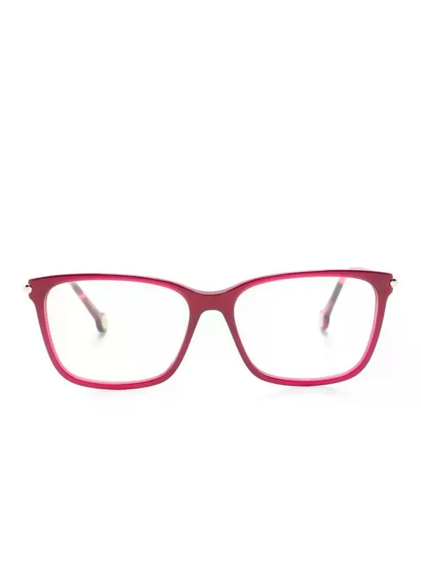 Carolina Herrera Square Frame Eyeglasses - Pink