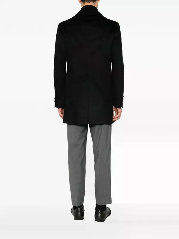 Tagliatore Double-breasted Peak-lapel Coat