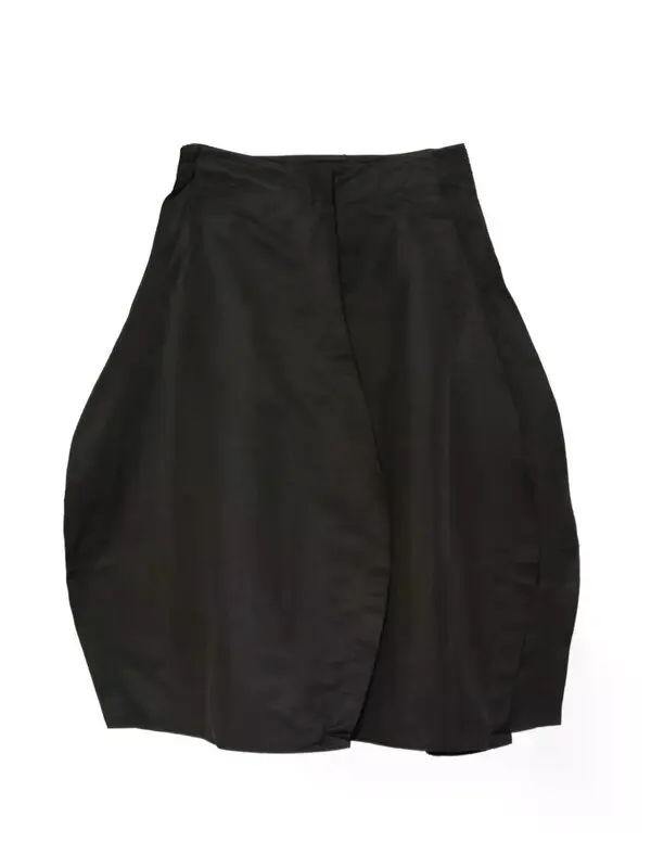 LITKOVSKA Layered-panel Balloon Midi Skirt - Black