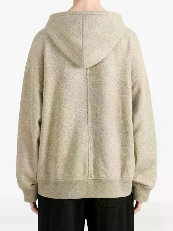 Rick Owens Zip-up Drawstring Hooded Jacket
