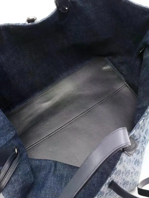Dior Oblique Denim Tote Bag