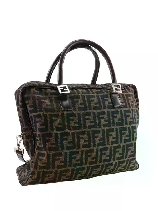 Fendi 20th Century Zucca Canvas Business Bag