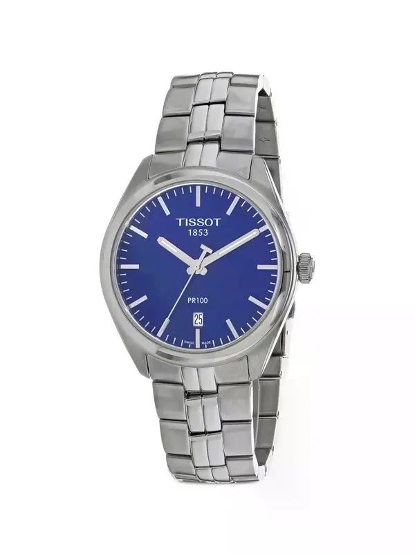 TISSOT Stainless Steel Link Bracelet Watch - Blue