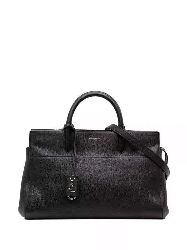 Saint Laurent Grained Calfskin Satchel