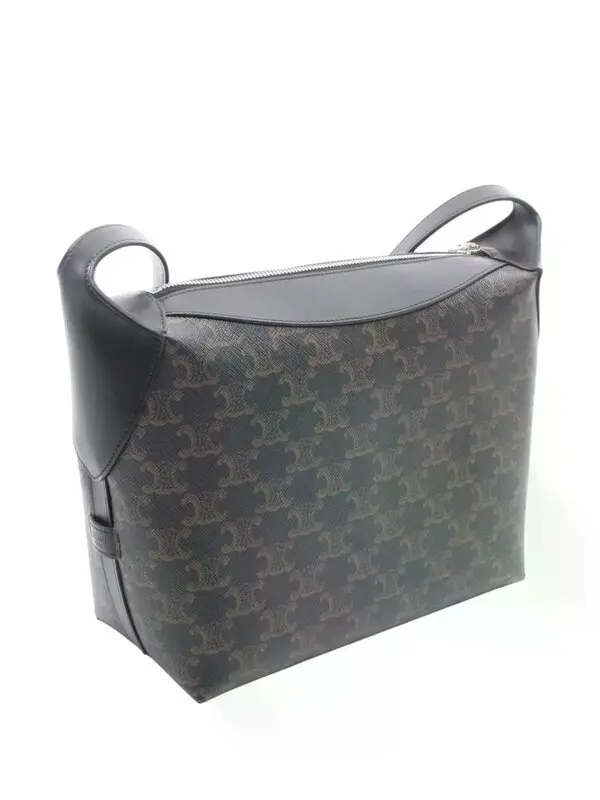 Celine 2020-2026 Triomphe Coated Canvas Harry Bag Shoulder Bag