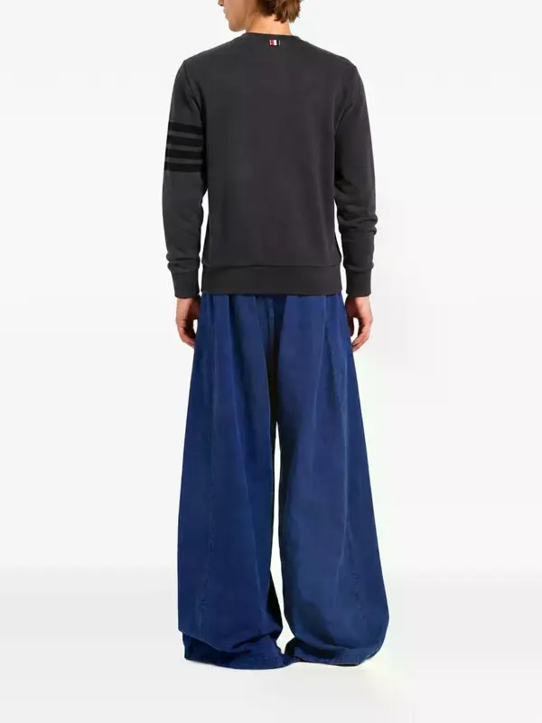 Thom Browne 4-bar Loopback Cotton Sweatshirt