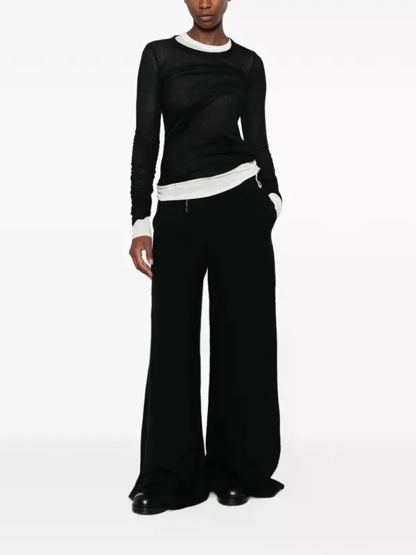 Rick Owens Ribbed Waist Trousers