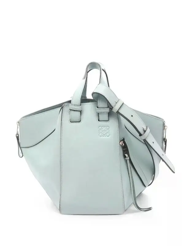Loewe 2000s Small Hammock Tote Bag - Blue