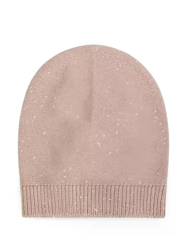 Fabiana Filippi Sequin Embellished Beanie - Pink