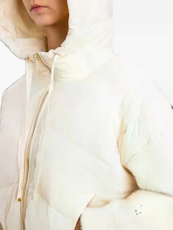 TWINSET Quilted Hooded Jacket
