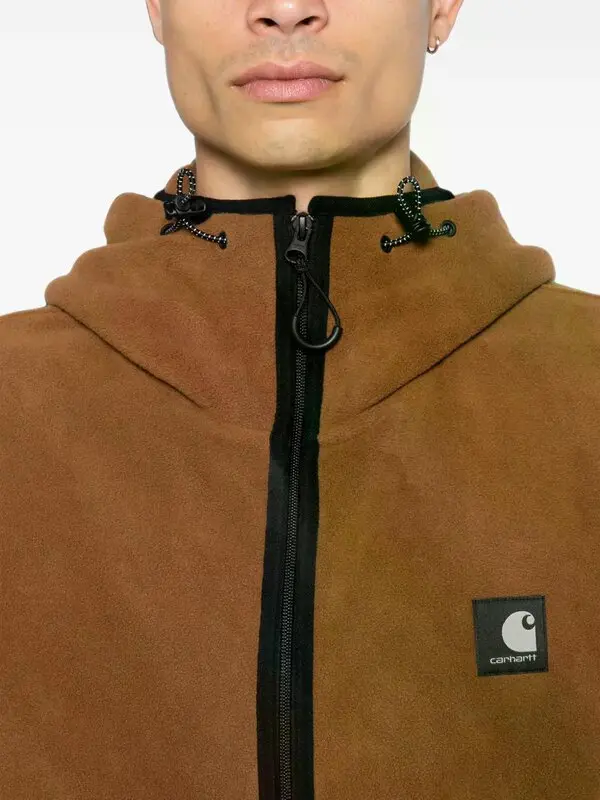 Carhartt Work In Progress Logo-patch Hooded Jacket