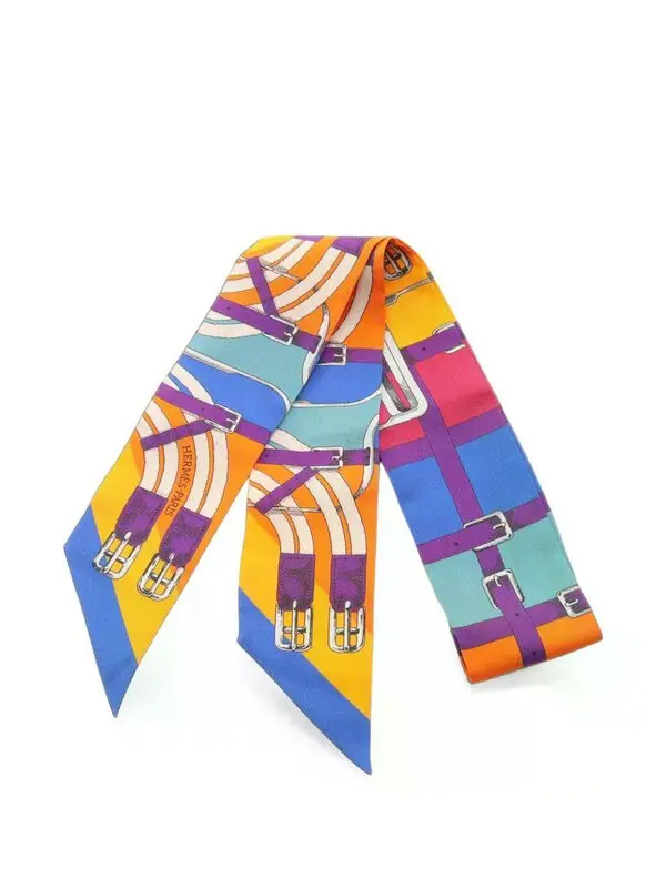 Hermès 2010s Twilly Ribbon Scarf