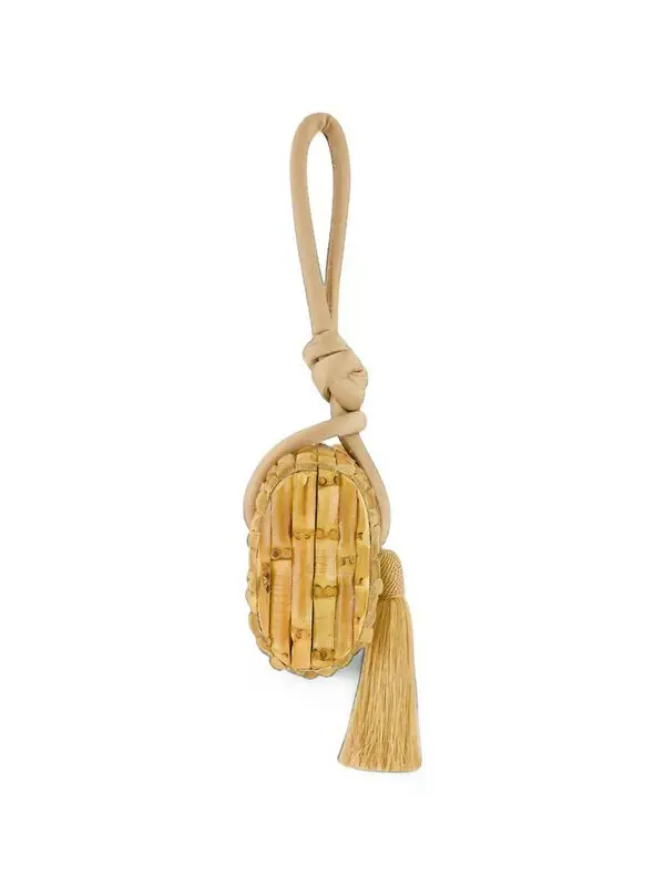 Glorinha Paranagua Tanit Bamboo Clutch Bag