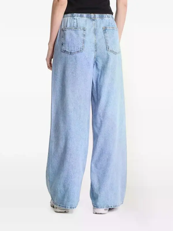 Gap Drawstring-waist Wide-leg Jeans