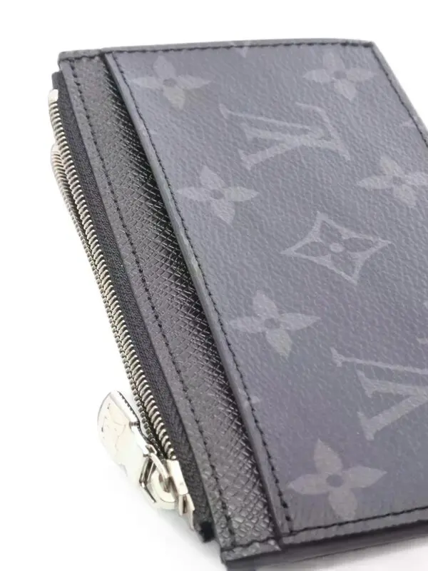 LOUIS VUITTON 2010s Monogram Eclipse Card Case - Black