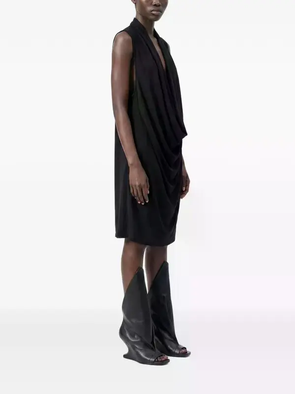 Alchemy Fashions Draped Sleeveless V-neck T-shirt