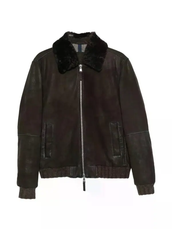 THE JACKIE LEATHERS Zip-up Jacket - Black