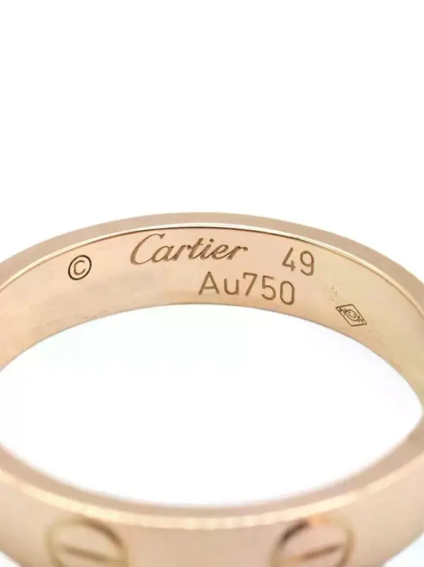 Cartier 18k Rose Gold Love Ring