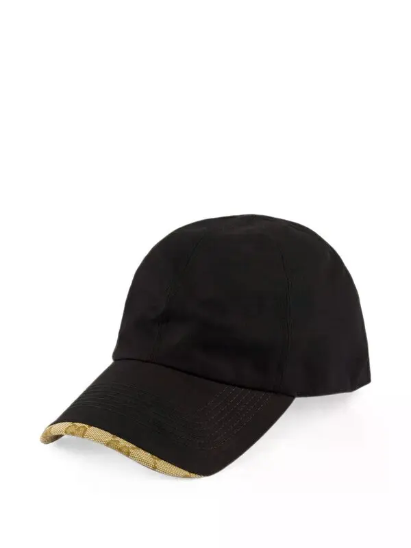 Gucci Gg Supreme-trim Baseball Cap - Black