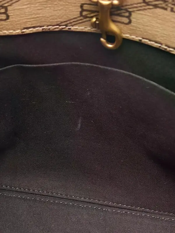 Balenciaga Small Coated Canvas Signature Shopper Satchel - Brown