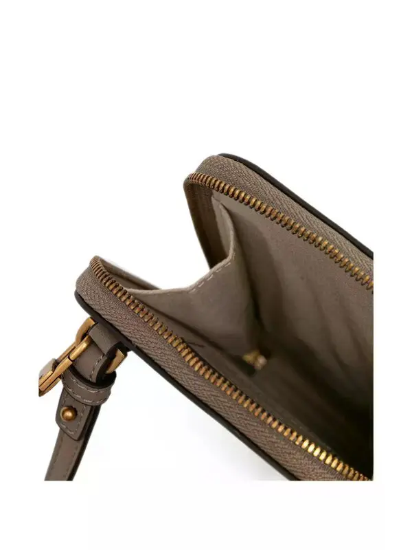 Pinko Zip-around Leather Smartphone Case