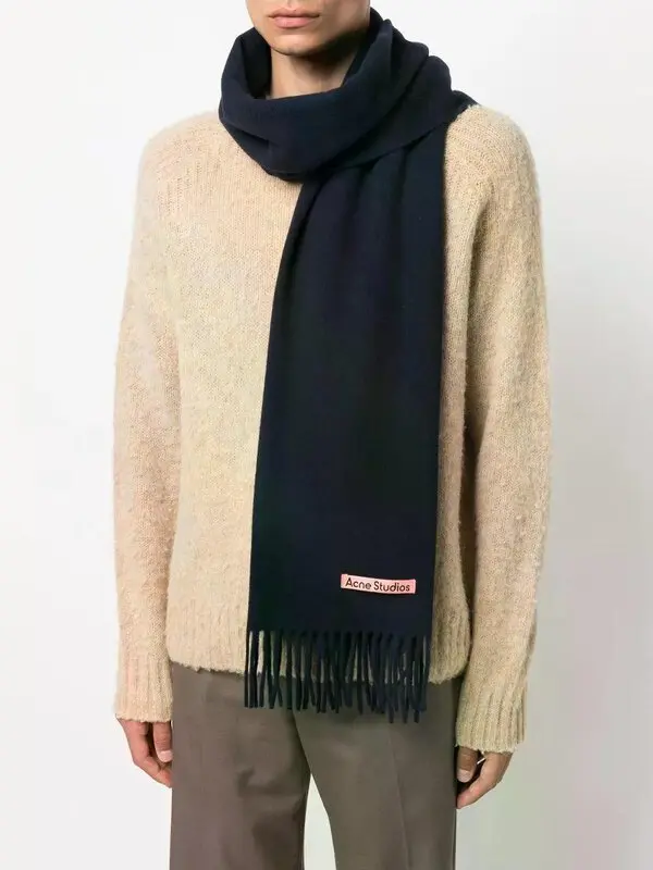 Acne Studios Fringe Wool Scarf