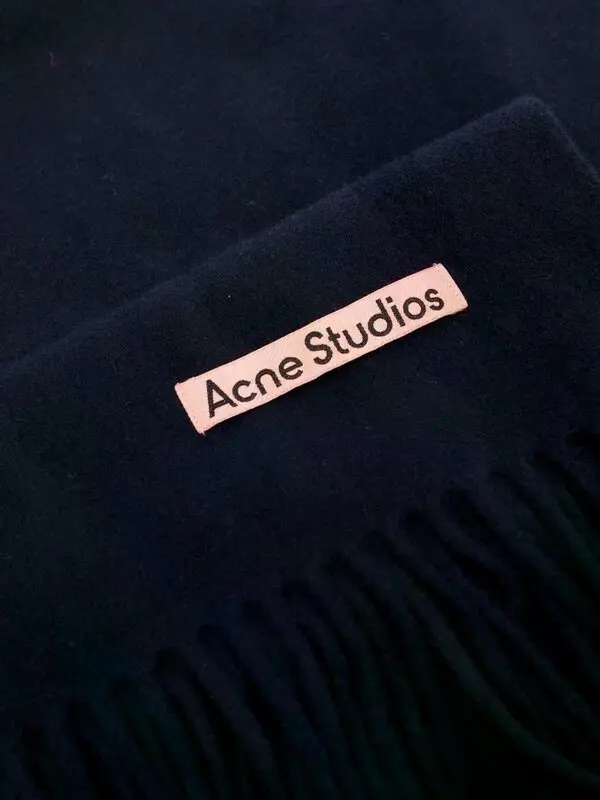 Acne Studios Fringe Wool Scarf