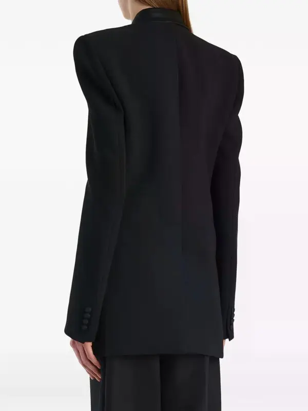 Khaite Armair" Jacket In Double-faced Crepe