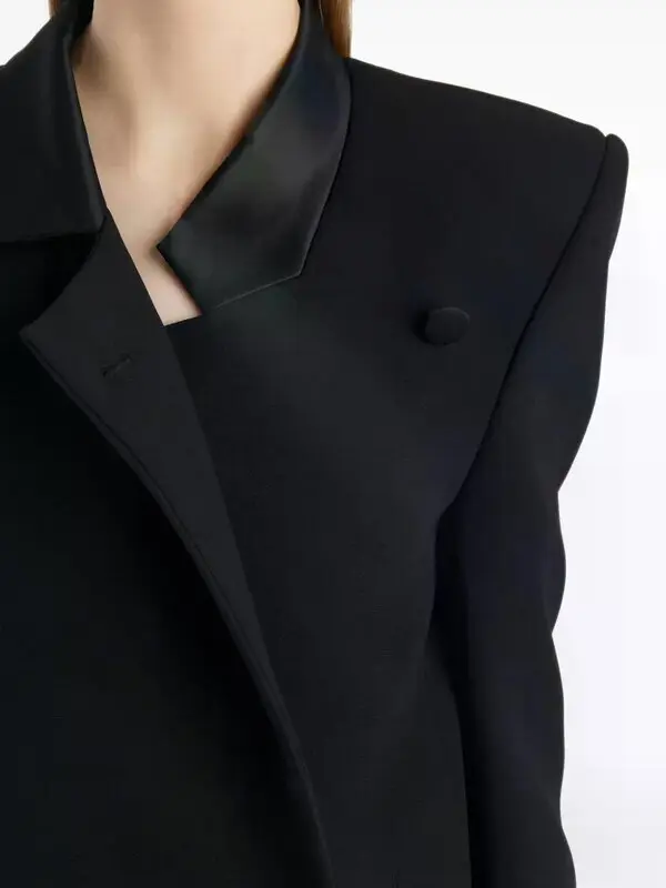 Khaite Armair" Jacket In Double-faced Crepe