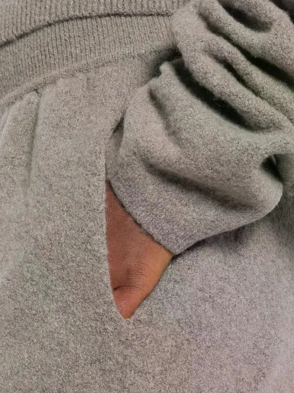 Rick Owens Knitted Side-slit Shorts