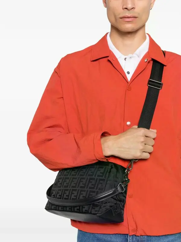 Fendi Squared Ff Lui Belt Bag - Black