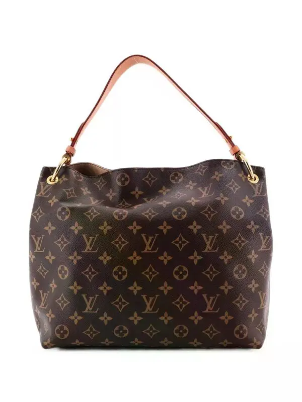 LOUIS VUITTON Graceful Handbag Monogram Canvas Mm Hobo Bag