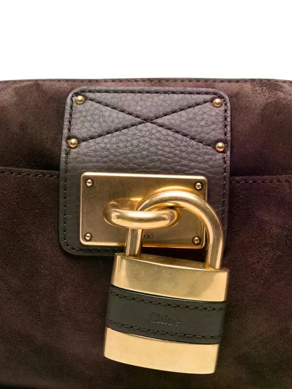 Chloé Paddington Suede Crossbody Bag