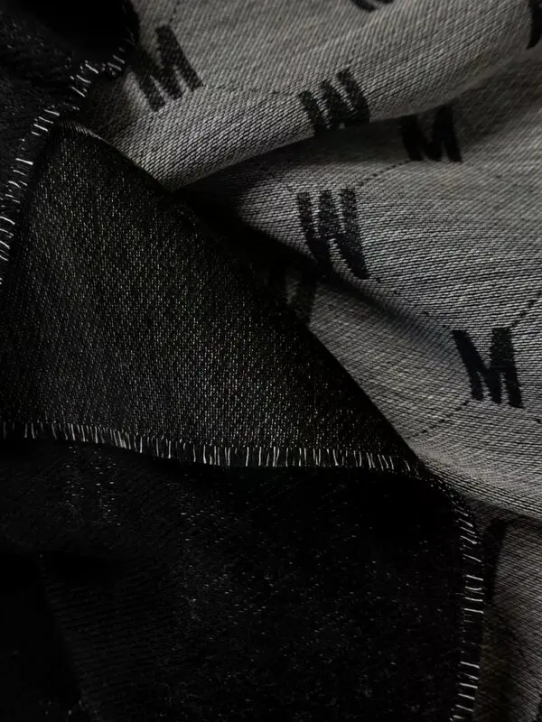 Moschino Monogram-pattern Logo-print Scarf