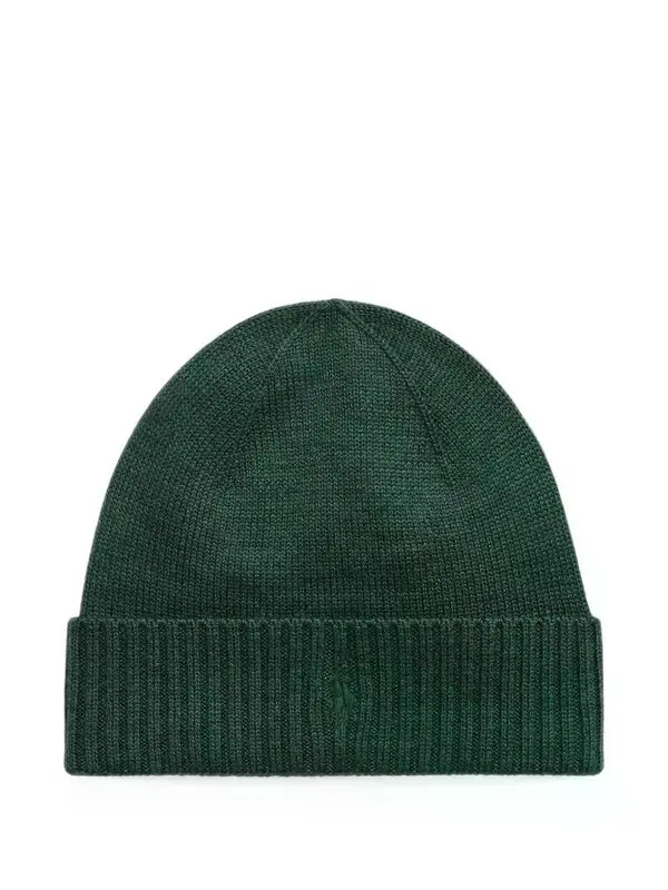 Polo Ralph Lauren Signature Pony Wool Beanie - Green