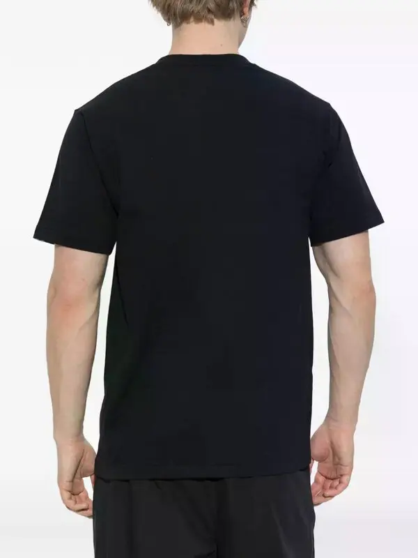 A BATHING APE Camo-print Logo-print T-shirt