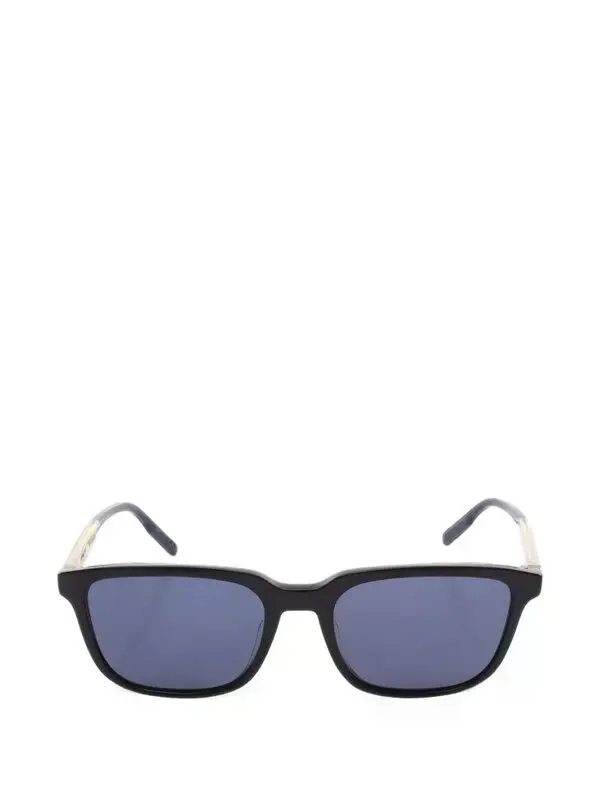 Dior 2010s Tag Su Square-frame Sunglasses - Black
