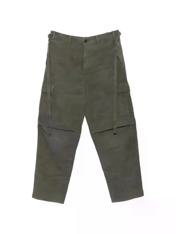 Fendi Camouflage-pattern Cargo Pants - Green