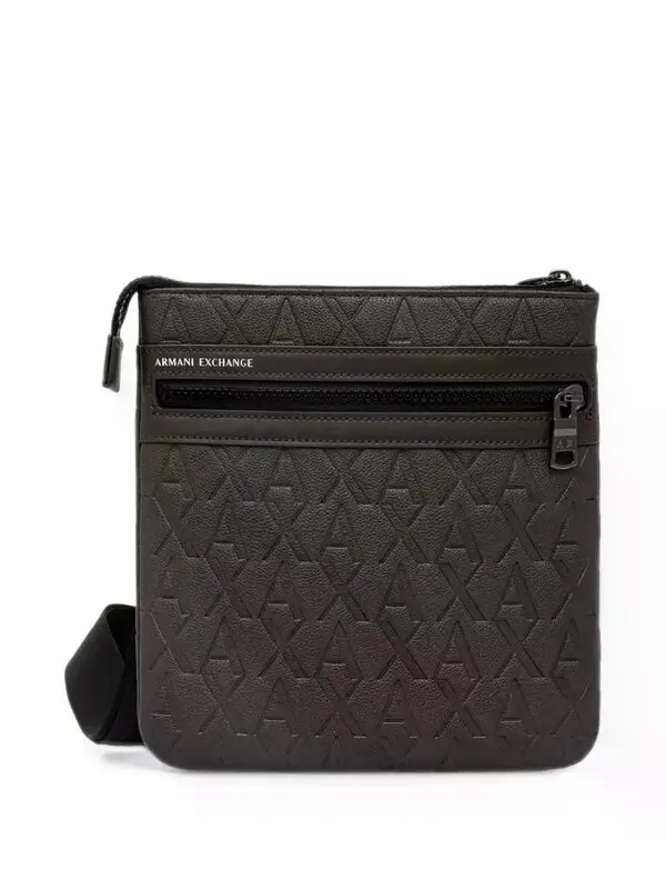 Armani Exchange Logo Embossed Cross Body Bag