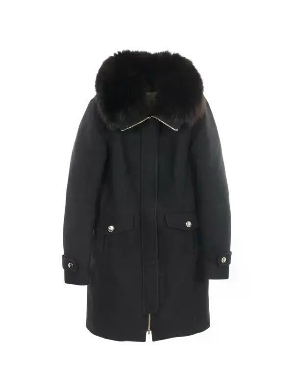 Herno Down Coat With Detachable Fur Collar
