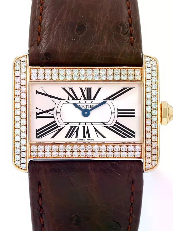 Cartier 2000s Tank Divan Diamond 38mm Watch