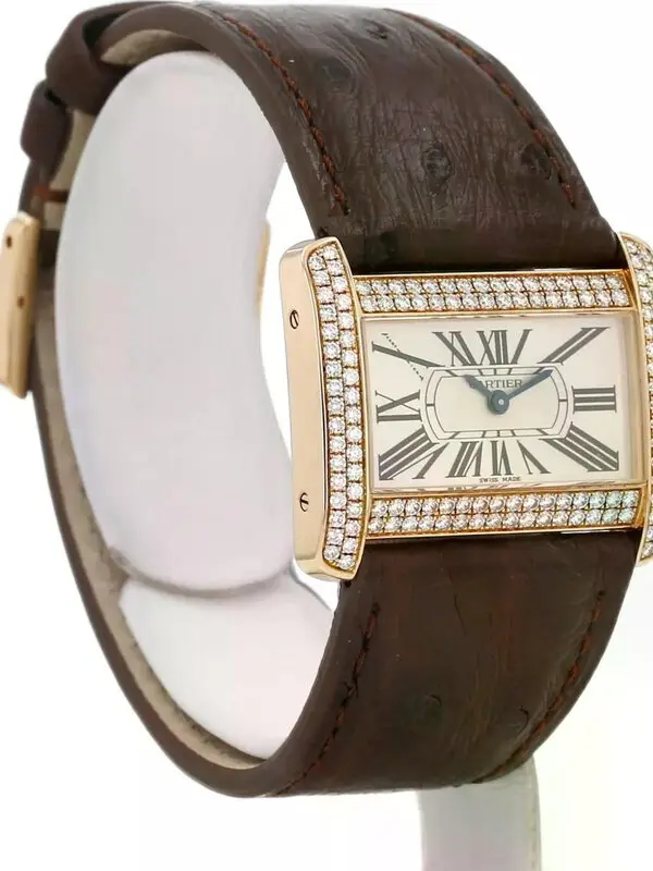 Cartier 2000s Tank Divan Diamond 38mm Watch