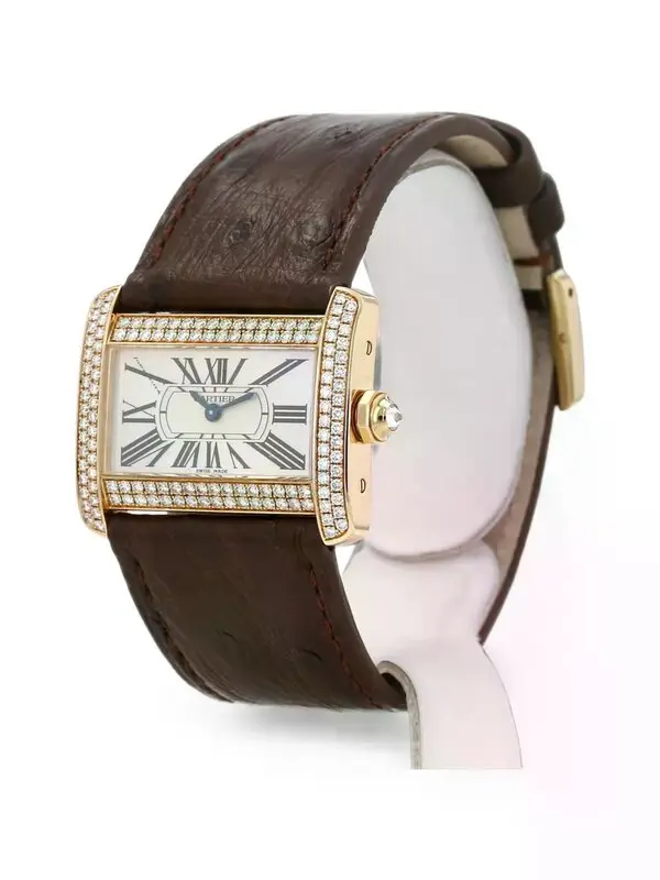 Cartier 2000s Tank Divan Diamond 38mm Watch