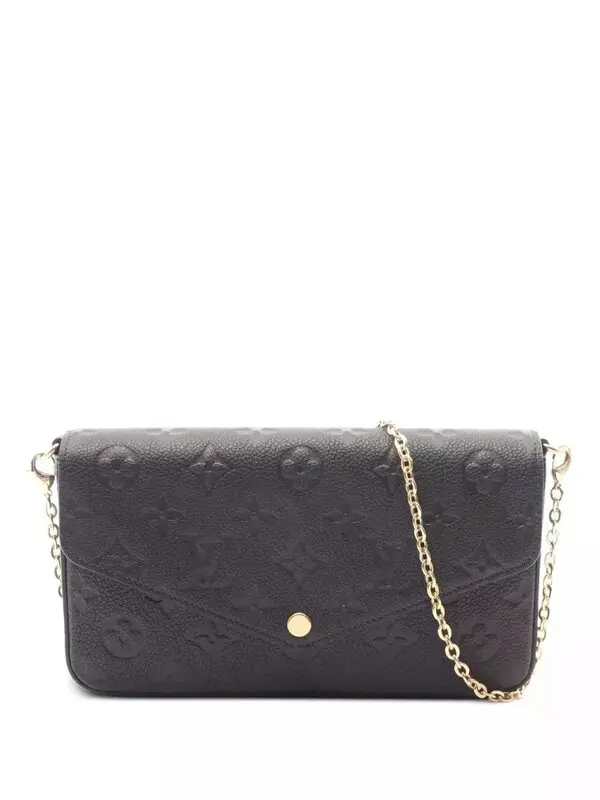 LOUIS VUITTON Felicie Shoulder Bag - Black