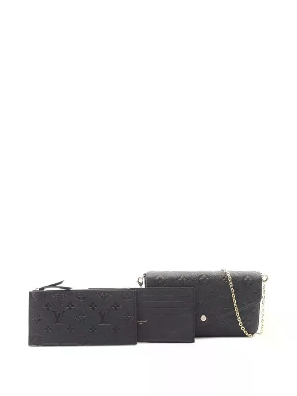 LOUIS VUITTON Felicie Shoulder Bag - Black