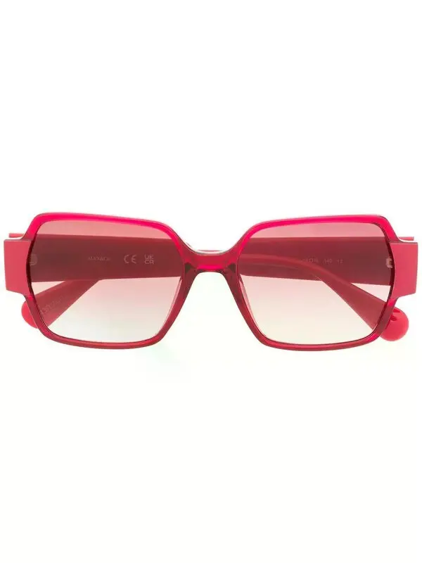 MAX&CO. Logo-plaque Square-frame Sunglasses