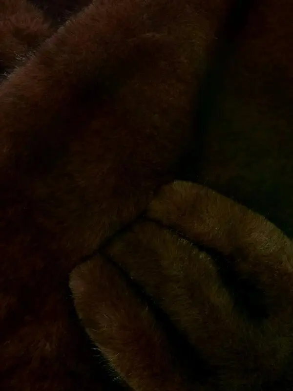 Claudie Pierlot Faux Fur Scarf With Slit