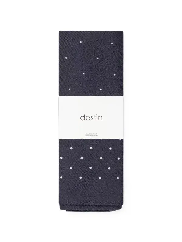 Destin Polka-dot Wool Scarf