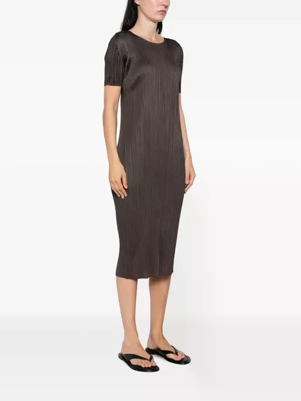 Issey Miyake Pleated Midi Dress