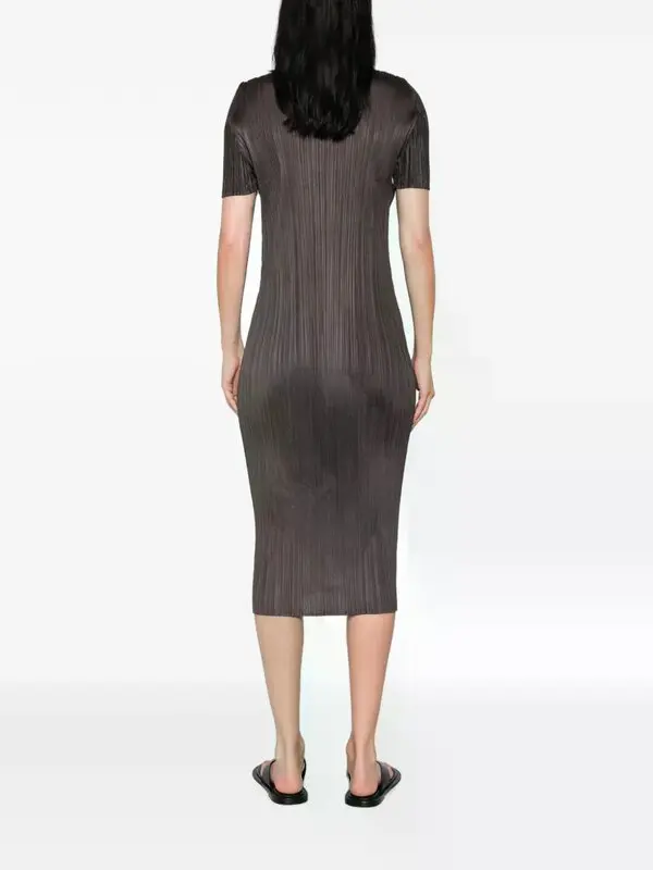 Issey Miyake Pleated Midi Dress